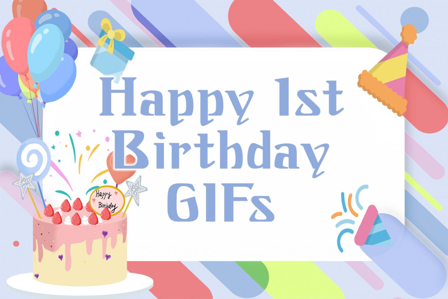 Happy 1st Birthday GIFs | SuperbWishes